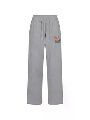 Casablanca Embroidered Logo Cotton Track Pants