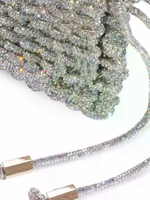 HIBOURAMA Aurora Crystal Shoulder Bag - Silver