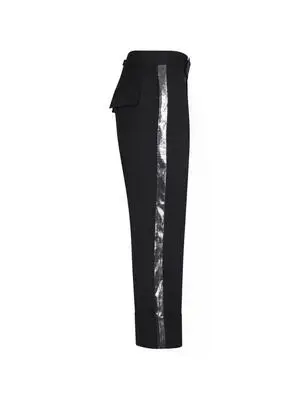 SAPIO Side Stripe Turn-up Trousers