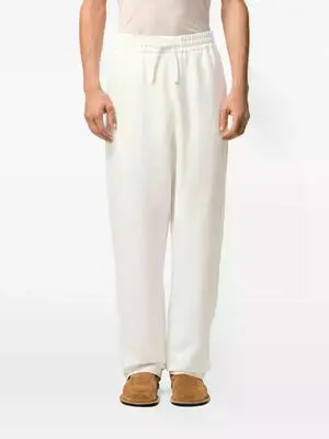 Ami Blended Linen Elasticated Waist Trousers - Neutrals