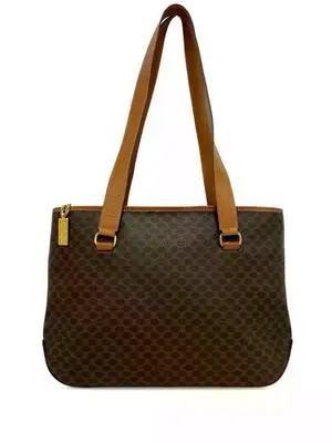 Celine Macadam Coated Canvas Tote Bag
