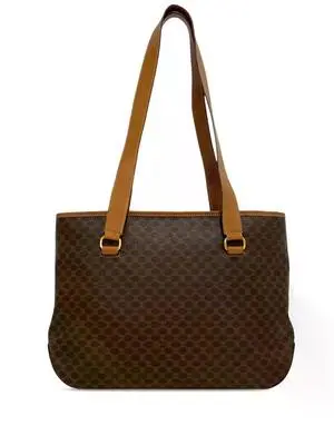 Celine Macadam Coated Canvas Tote Bag