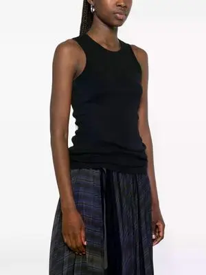 Sacai Ribbed Knit Tank Top