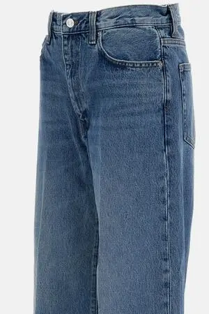 FRAME The Bow Crop Jeans - Blue