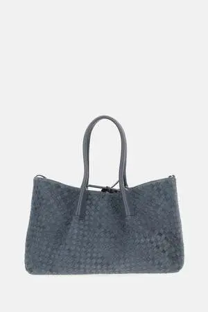 Bottega Veneta Pinacoteca Large Tote Bag - Sky Blue