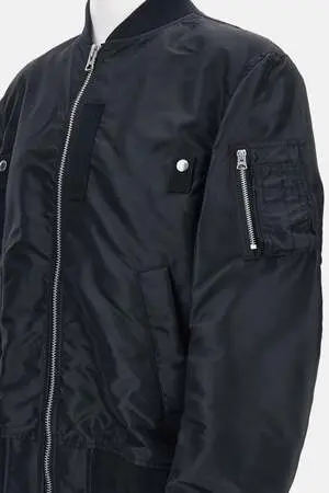 Sacai Nylon Bomber Jacket - Black
