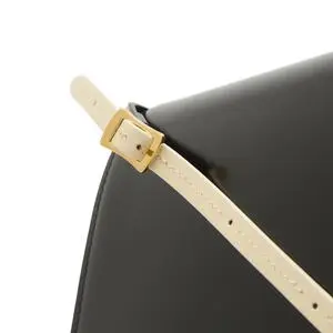 JIL SANDER File Sm Leather Shoulder Bag - Black