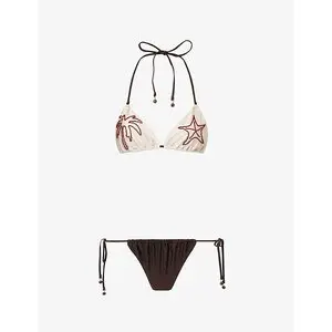 Zimmermann Mahon Beaded Detail Bikini Set - Spliced