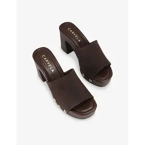 Carvela Novella Suede Heeled Mules
