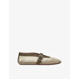 Alaia Woven Flats For Women