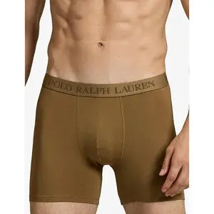 Polo Ralph Lauren Branded Pack Of Three Stretch-cotton Boxer Briefs