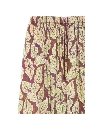 OTTOD'AME Leaf Print Balloon Trousers