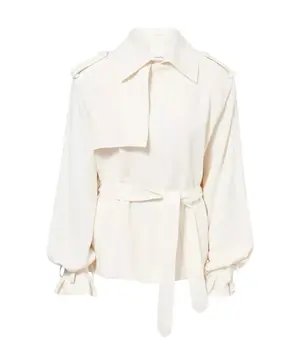 THE FRANKIE SHOP Elva Woven Trench