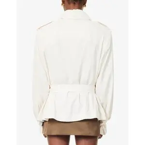 THE FRANKIE SHOP Elva Woven Trench