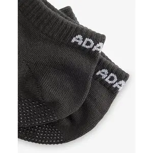 ADANOLA Mid-length Pilates Grip Socks - Graphite Grey