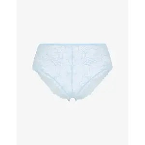SAVAGE X FENTY Romantic Corded Lace Hipster Briefs - Skyline Blue