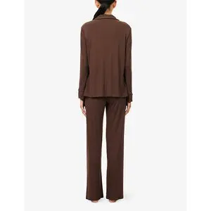 THE NAP CO Ribbed Long-sleeve Modal-jersey Pyjama Set