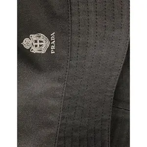 Prada Cotton Gabardine Bucket Hat - Black
