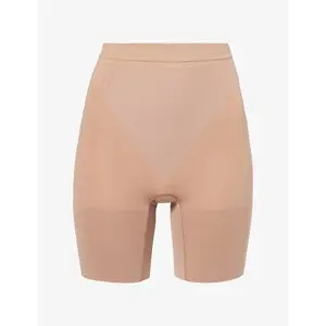 Spanx Sculpt™ Gofigure Mid-thigh Stretch-woven Shorts - Cinnamon