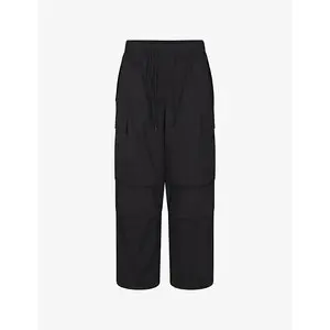 SKIMS Wide-leg Cargo Stretch-cotton Trousers