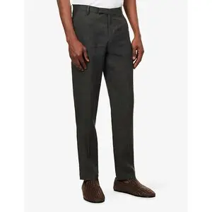 Sunspel Tapered-leg Tailored Linen Trousers