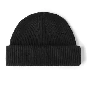 ECOVA Classic Cashmere Beanie - Black