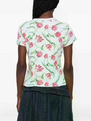 Kenzo Floral Print Crewneck T-shirt