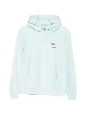Kenzo Embroidered Flower Hoodie - Blue