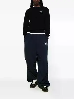 Kenzo Embroidered Ribbed Knit Jumper - Black