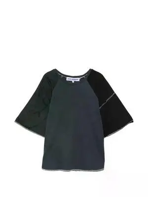 STAIN SHADE Contrast Panel Raglan Sleeve T-shirt