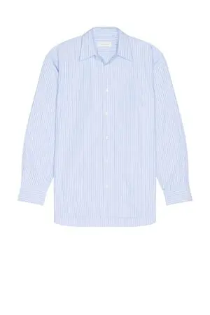 Dries Van Noten Croom Shirt In Blue - Light Blue
