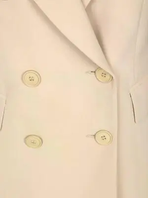 BLANCA VITA Double-breasted Peak-lapel Blazer