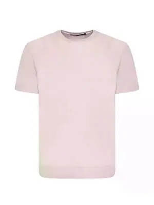 DANIELE FIESOLI Crew-neck Fine-knit T-shirt - Grey