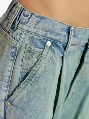 ALLSAINTS Haze Pleated High-waisted Jeans