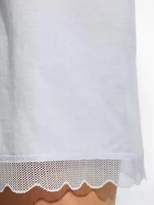 Hanro Inaya Scalloped-trim Pajamas Set