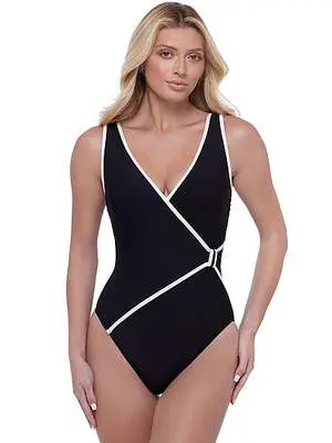 Victoria's Secret Miraclesuit Ave One-piece Swimsuit - Black