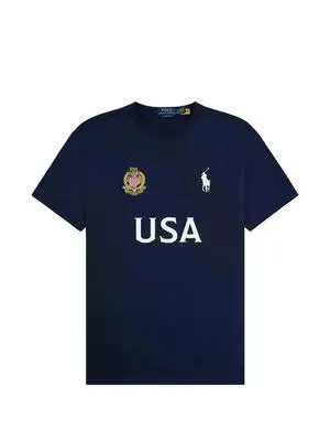 Polo Ralph Lauren Logo-print Cotton T-shirt - Blue
