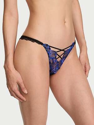 Victoria's Secret Very Sexy Party Floral Sequin Brazilian Panty - Print