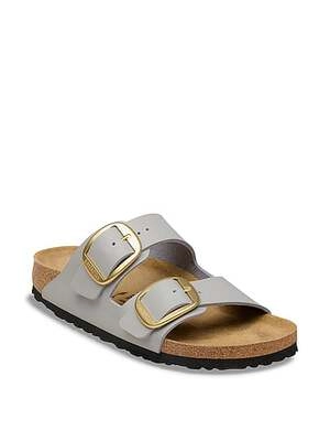 Pink Birkenstock Arizona Big Buckle Sandals - Beige