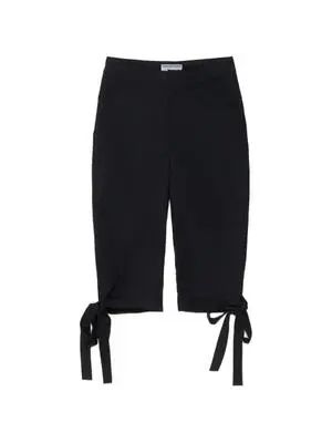 FIDAN NOVRUZOVA Ira Tie-fastening Trousers - Black