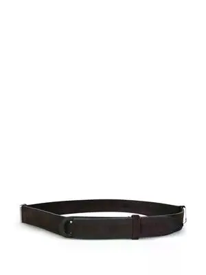 Orciani No-buckle Suede Belt - Brown