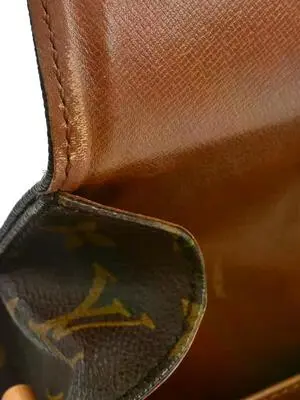 LOUIS VUITTON Monogram Cartouchiere Shoulder Bag - Brown