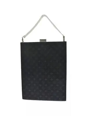 LOUIS VUITTON Monogram Satin Ange Handbag