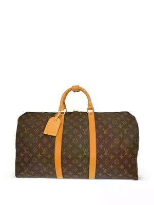 LOUIS VUITTON Monogram Keepall 50 Travel Bag