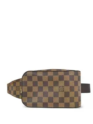 LOUIS VUITTON 2004 Geronimos Damier Belt Bag - Brown