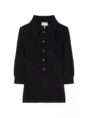 Emilio Pucci Seamless Jacquard Marmo Polo Shirt