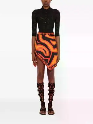 Emilio Pucci Seamless Jacquard Marmo Polo Shirt