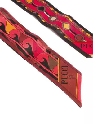Emilio Pucci Mixed-print Silk Twill