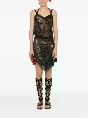 Emilio Pucci Embroidered Tulle Scarf Top