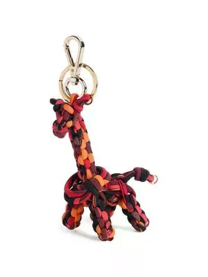Emilio Pucci Iride Print Giraffe Bag Charm - Red